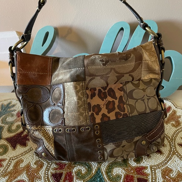 Bags | Coach Patch Work Purse | Poshmark